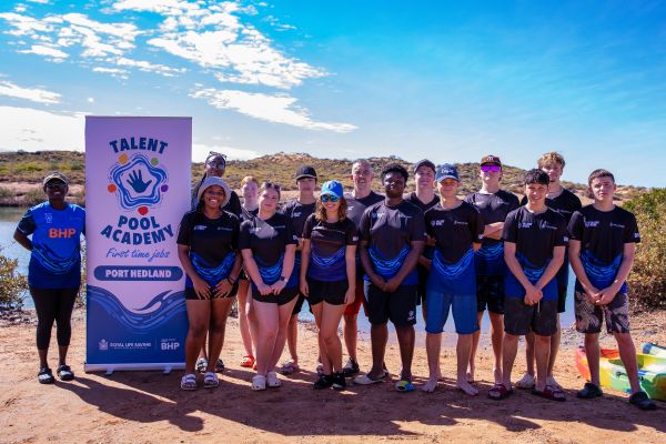 Talent Pool Academy leads paddle on Pretty Pool | Royal Life Saving ...