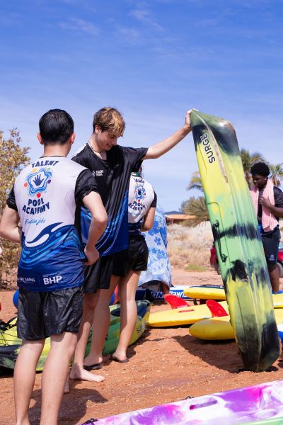 Talent Pool Academy leads paddle on Pretty Pool | Royal Life Saving ...