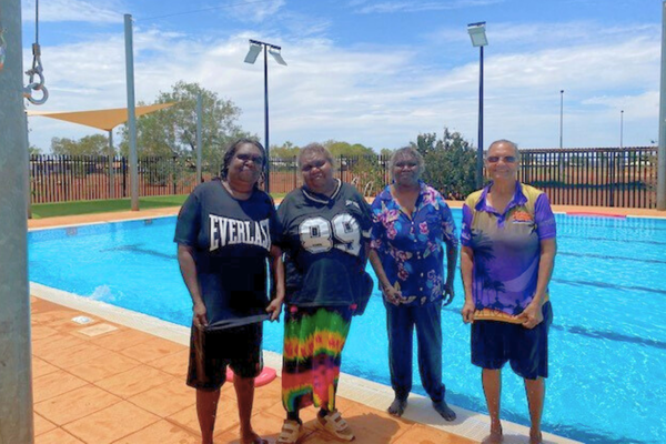 The water wellness class bringing joy and healing to women in Balgo ...